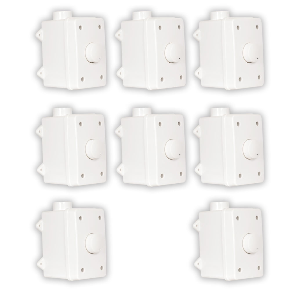 Theater Solutions OVCDW Outdoor Volume Controls White Weatherproof 8 ...