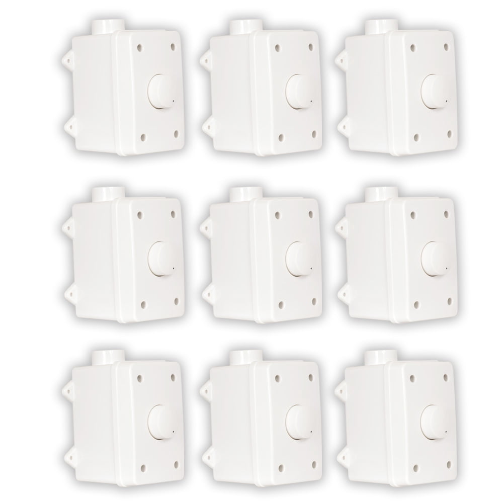 Theater Solutions OVCDW Outdoor Volume Controls White Weatherproof 9 ...