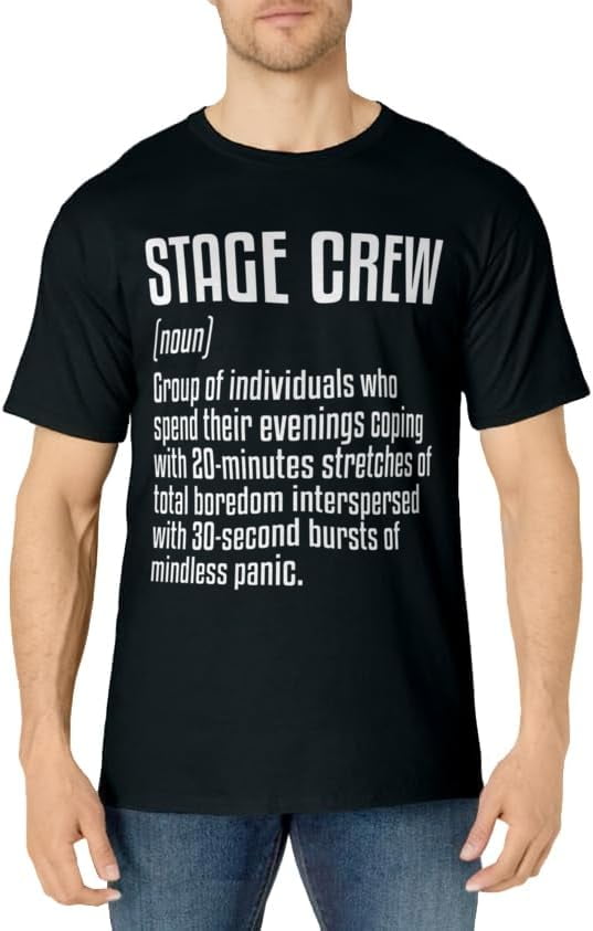 Theater Stage Crew Definition T-Shirt - Walmart.com