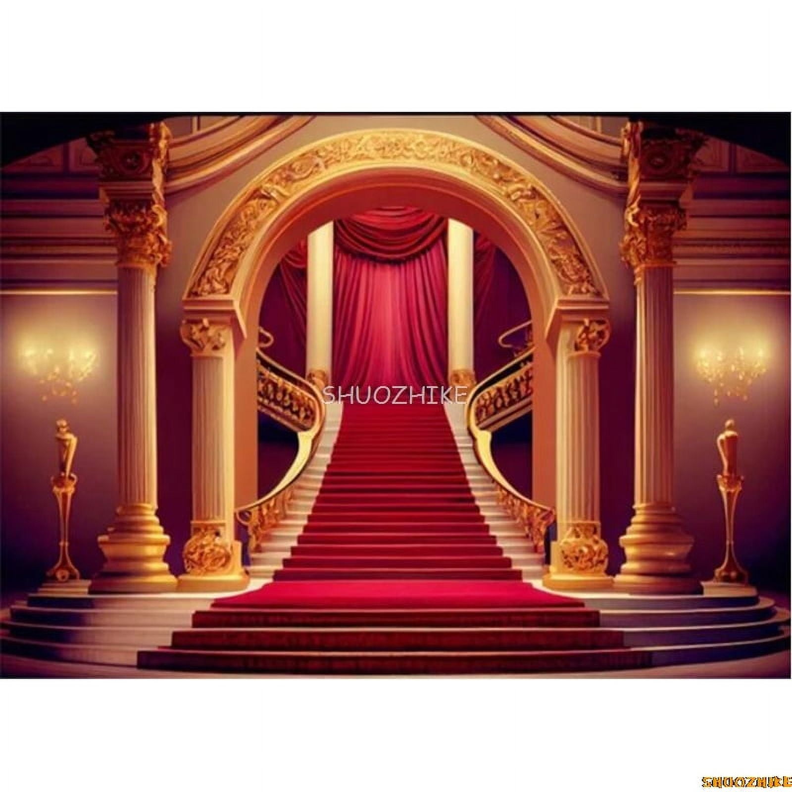 Theater Stage Photography Backdrops Classic Velvet Red Curtains ...