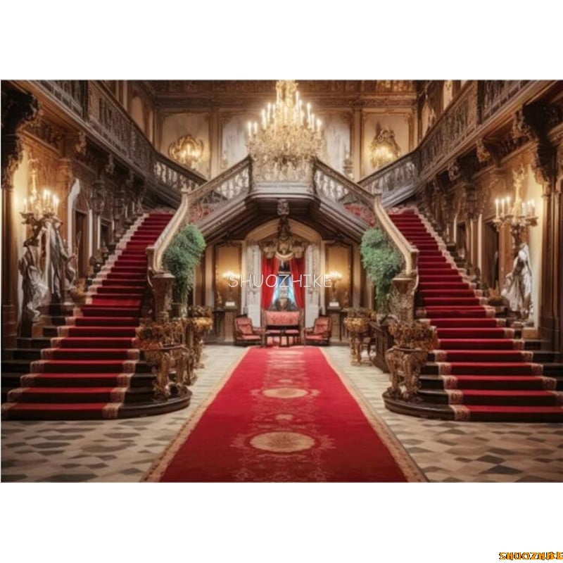 Theater Stage Photography Backdrops Classic Velvet Red Curtains ...