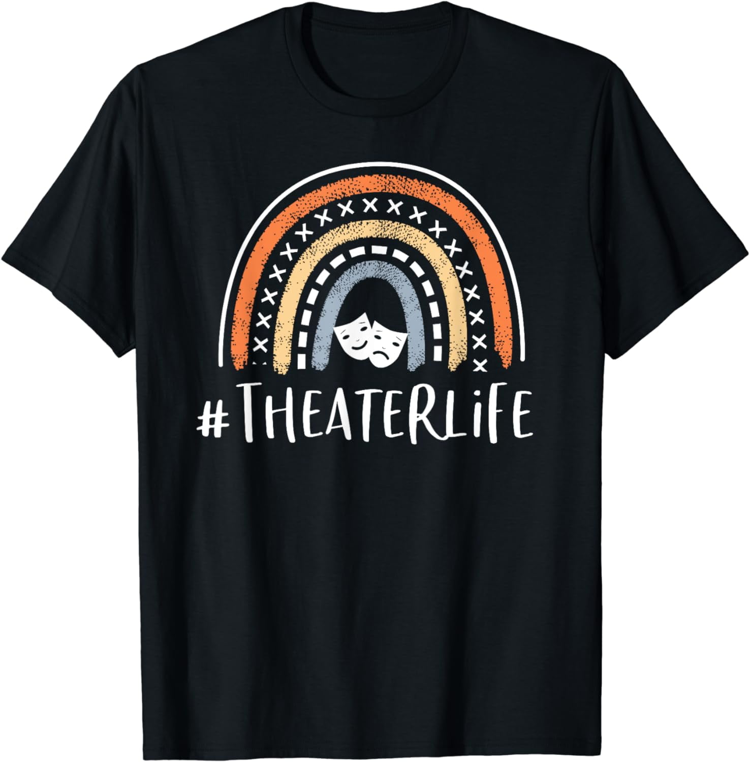 #Theaterlife Cute Theater Life Gifts Actress Musical Theatre T-Shirt ...