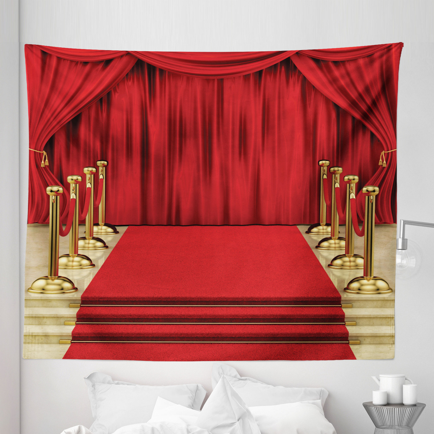 Theatre Tapestry, Red Carpet and Shower Stage Concert Play Curtains ...