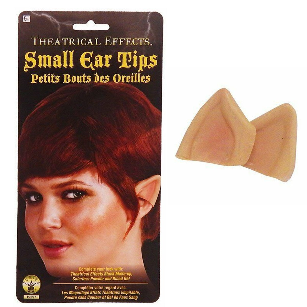 RUBIES II Elf Theatrical Play Latex Costume Prosthetic Cosplay Pointy Ear Tips - Walmart.com