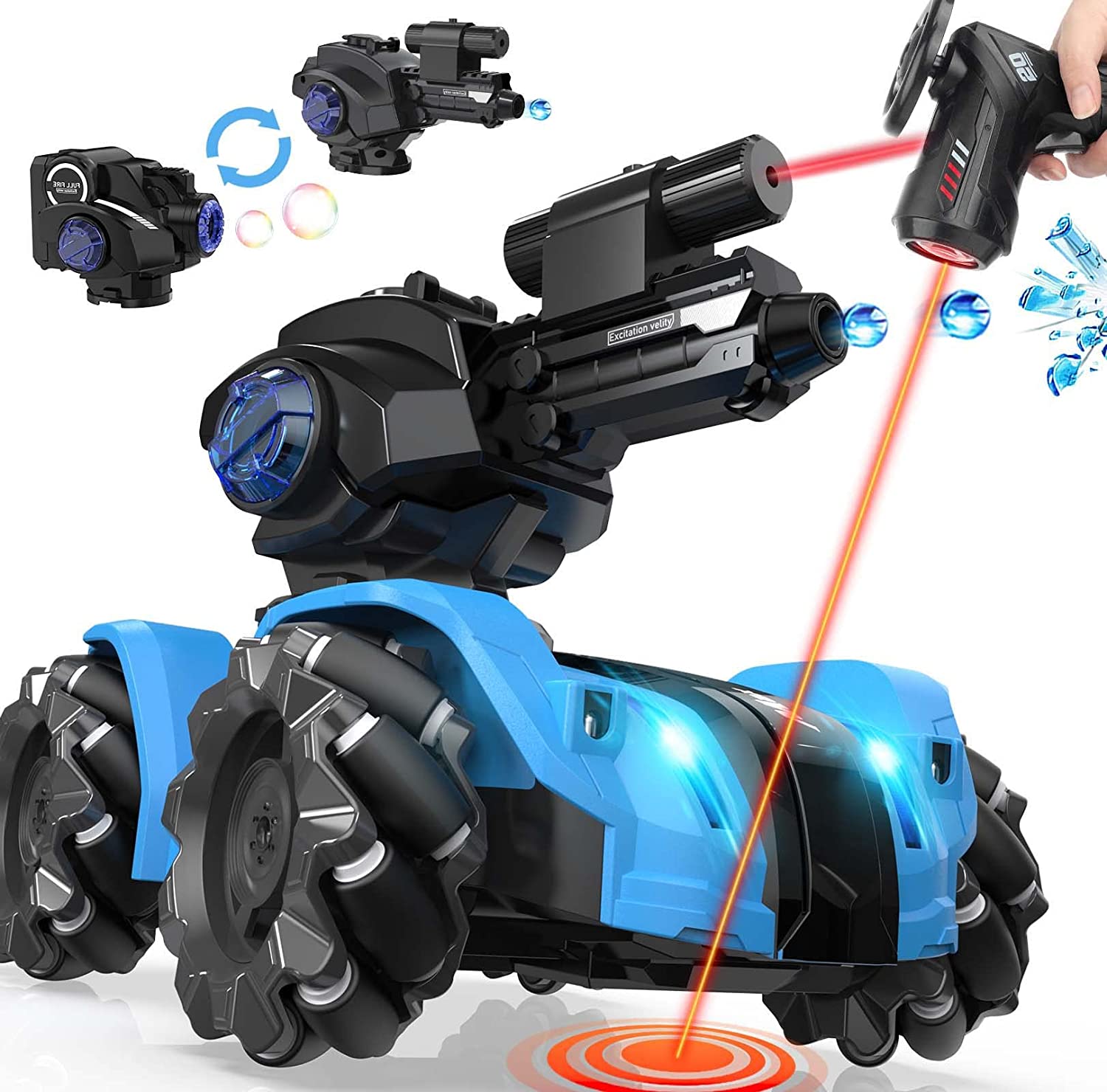 2-Set Main Battle Tanks RC 1/24 Infrared LED Tank R/C US MBT - Walmart.com