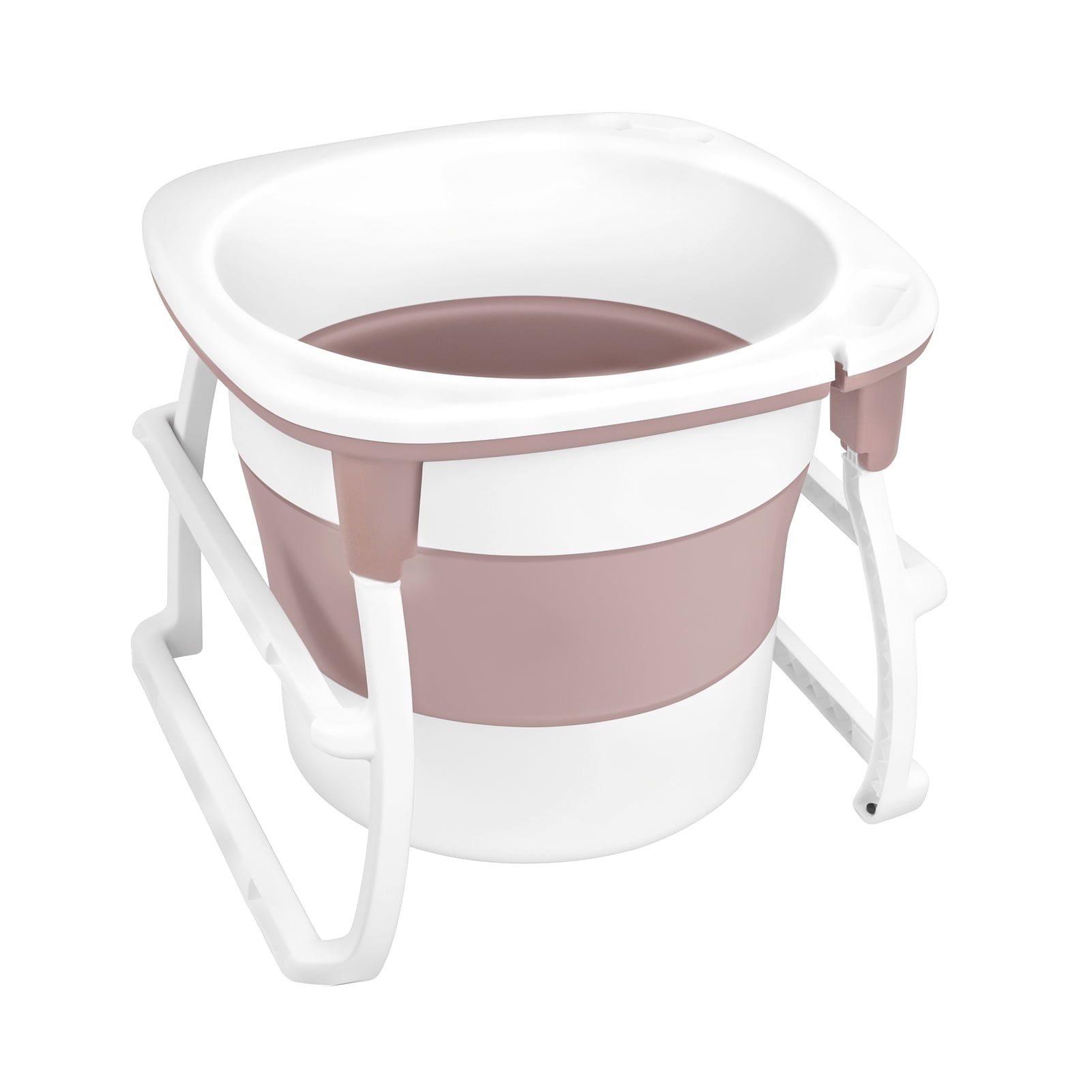 Thehsnt 31" Portable Folding Bathtub, Small Foldable Tub with Bracket ...