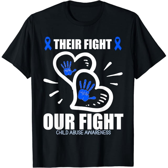 Their Fight Our Fight Child Abuse Awareness Month T-Shirt - Walmart.com