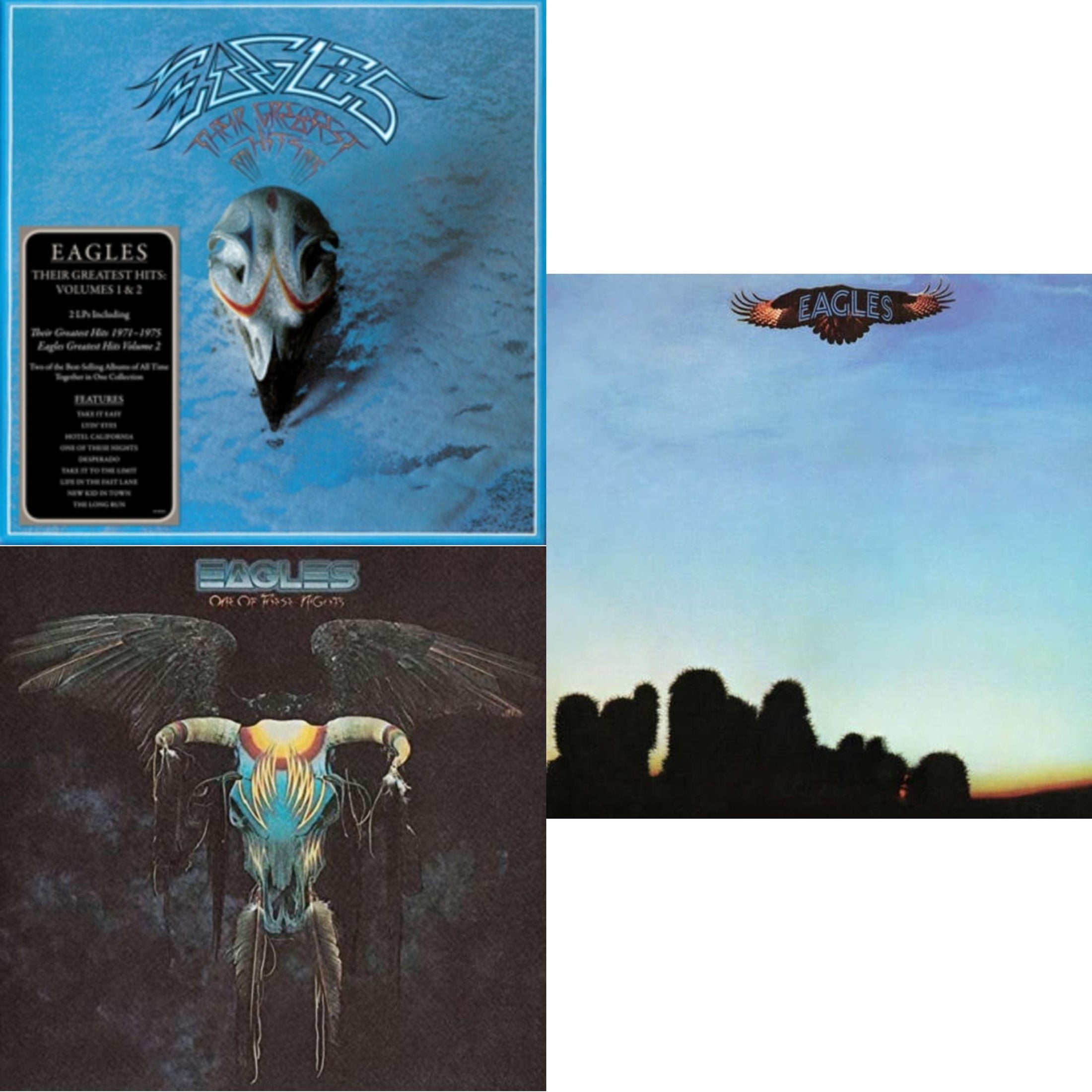 Their Greatest Hits Vol.1 & 2 (2LP/180G) & One Of These Nights & Eagles ...