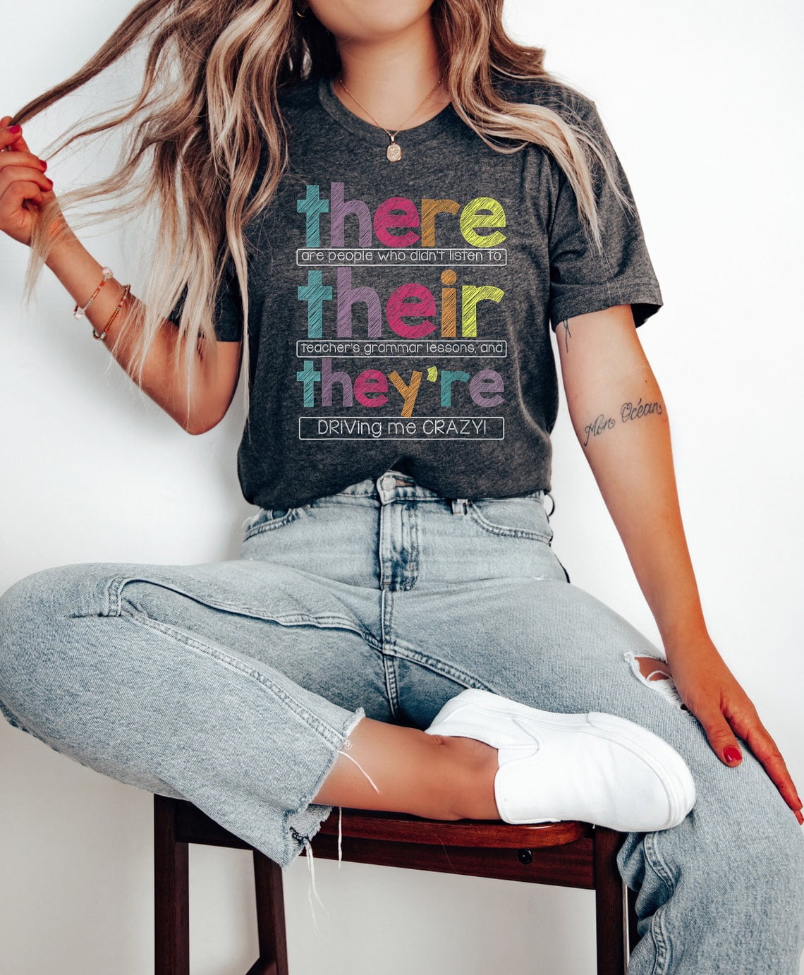 Their There They’Re Grammar Shirt, English Teacher Shirt, Teacher ...