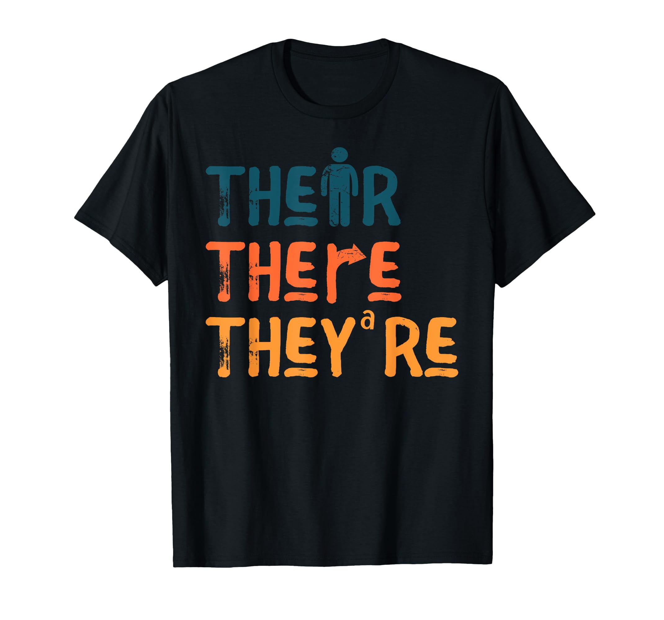 Their There They're English Teacher Grammar Explanation T-Shirt ...