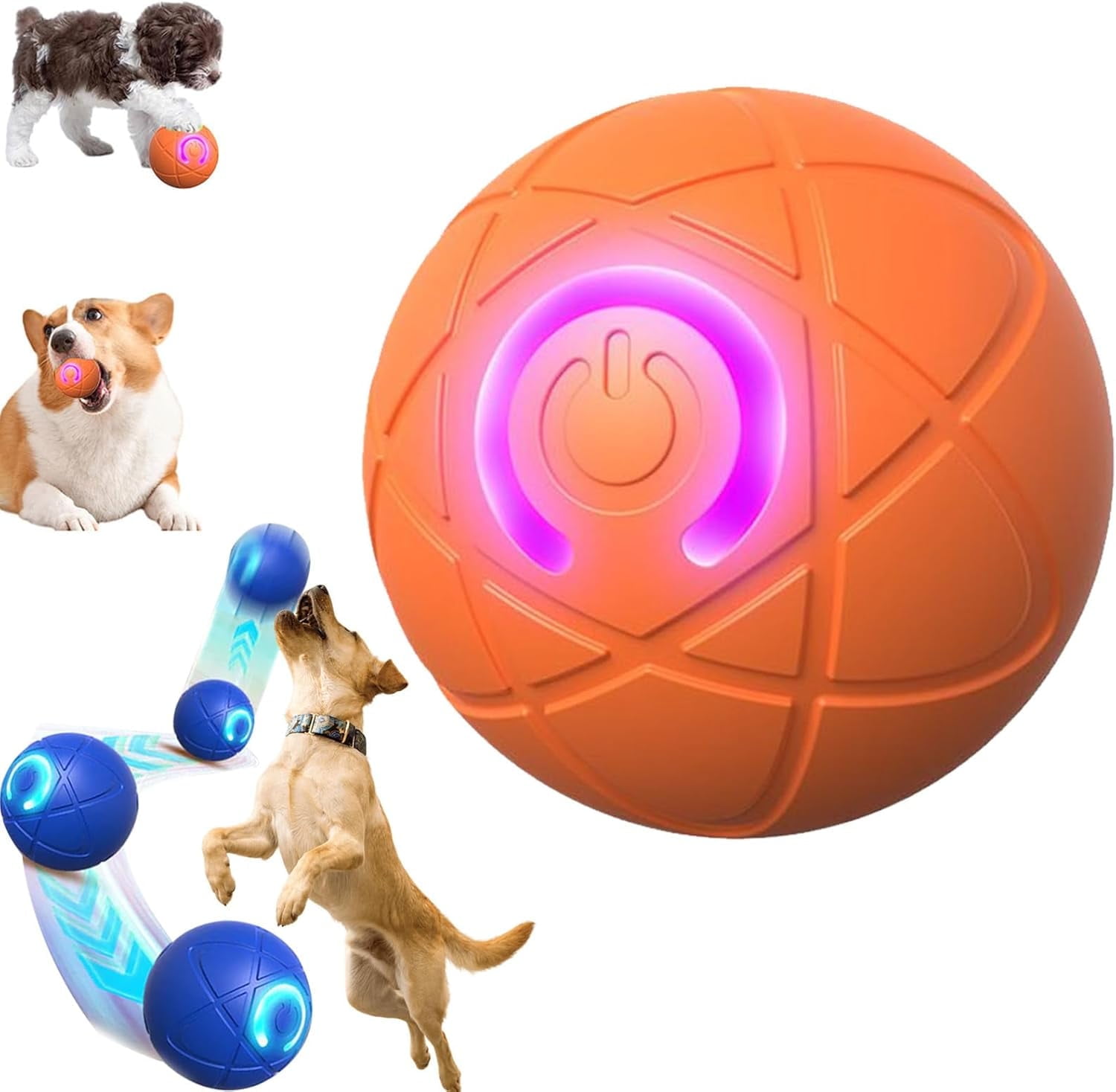 Thelifeh Smart Jumping Ball Dog Toy, Smart Jumping Ball for Dogs, Viral ...