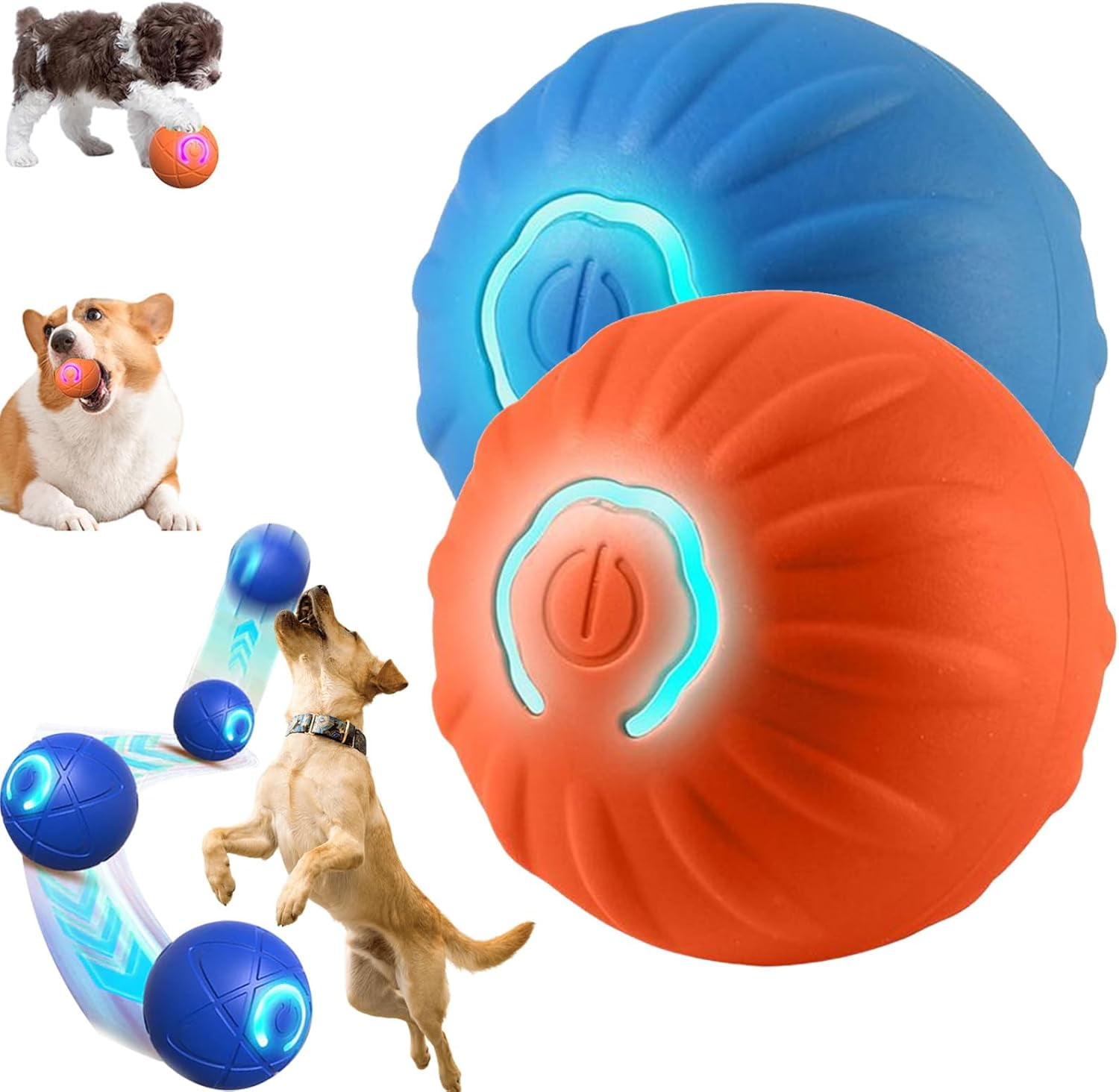 Thelifeh Smart Jumping Ball Dog Toy, Smart Jumping Ball for Dogs, Viral ...