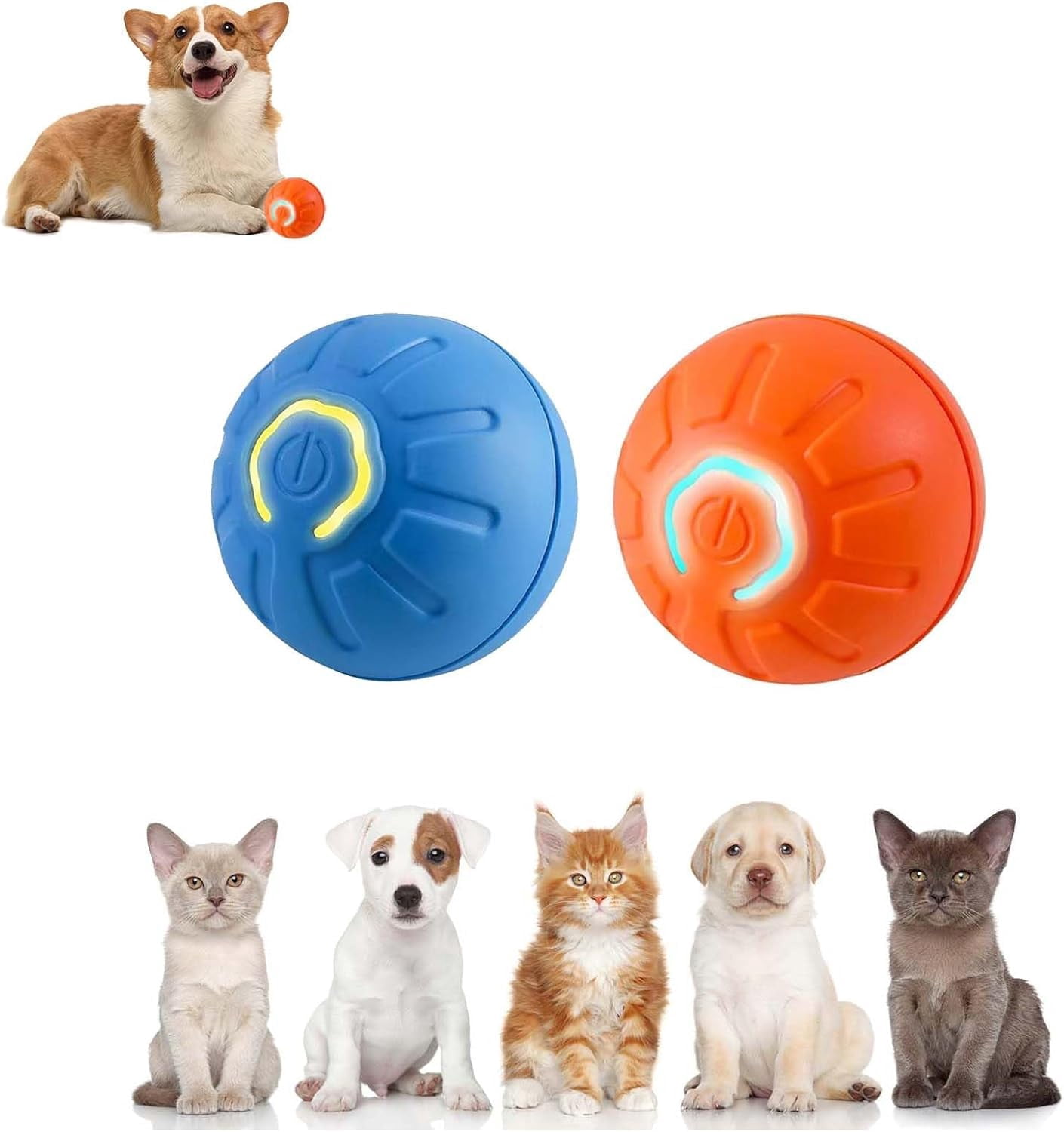 Thelifeh Smart Jumping Ball Dog Toy,Thelife Dog Balltoy,Smart Jumping ...