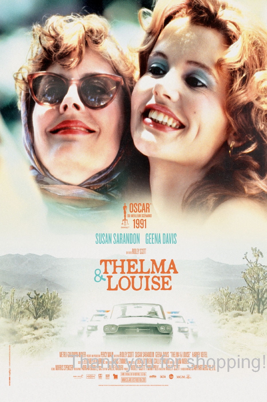 Thelma And Louise Movie Poster 24x36 24"x36" #M01 - Walmart.com