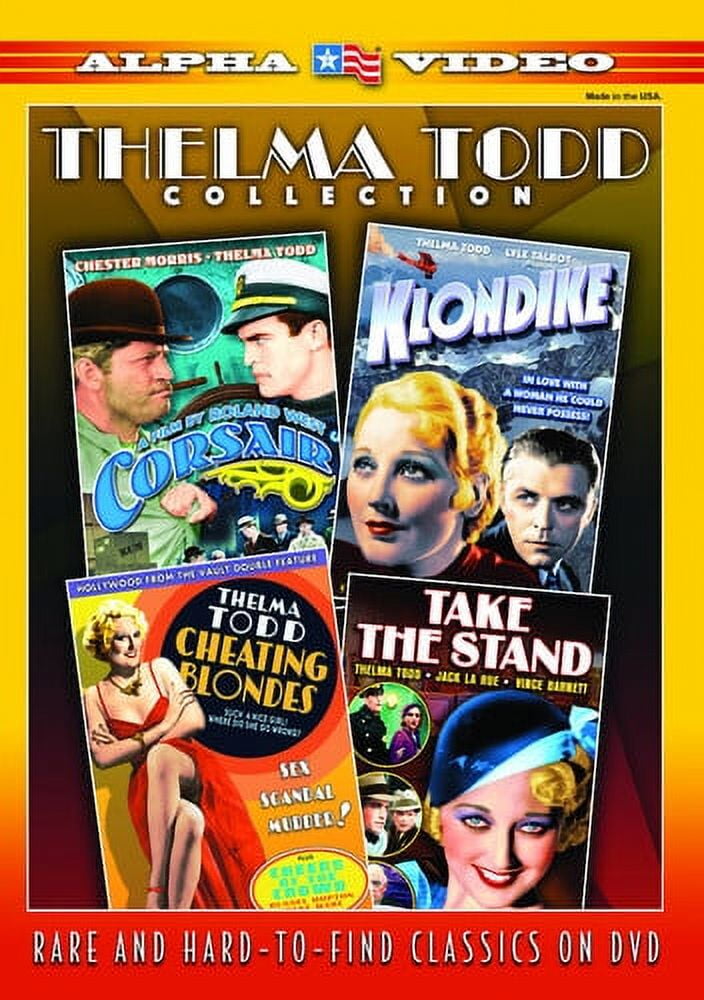 Thelma Todd Collection (DVD), Alpha Video, Drama - Walmart.com