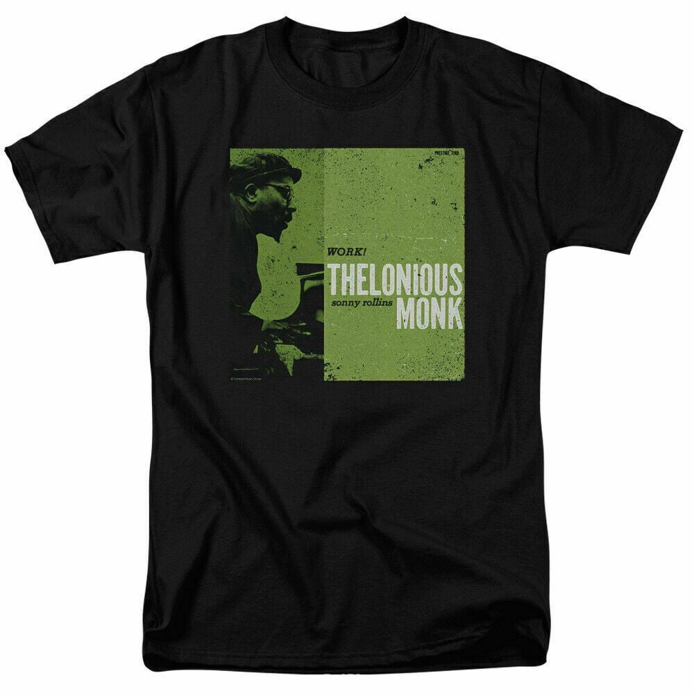 Thelonious Monk Work T Shirt Licensed Jazz Pianist Composer Bebop Music Black - Walmart.com