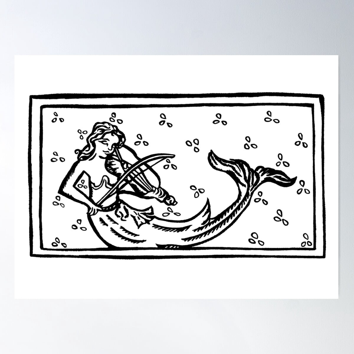 Thelxinoã« The Mermaid Daughter Of Zeux & Moon Of Jupiter Poster Wall ...