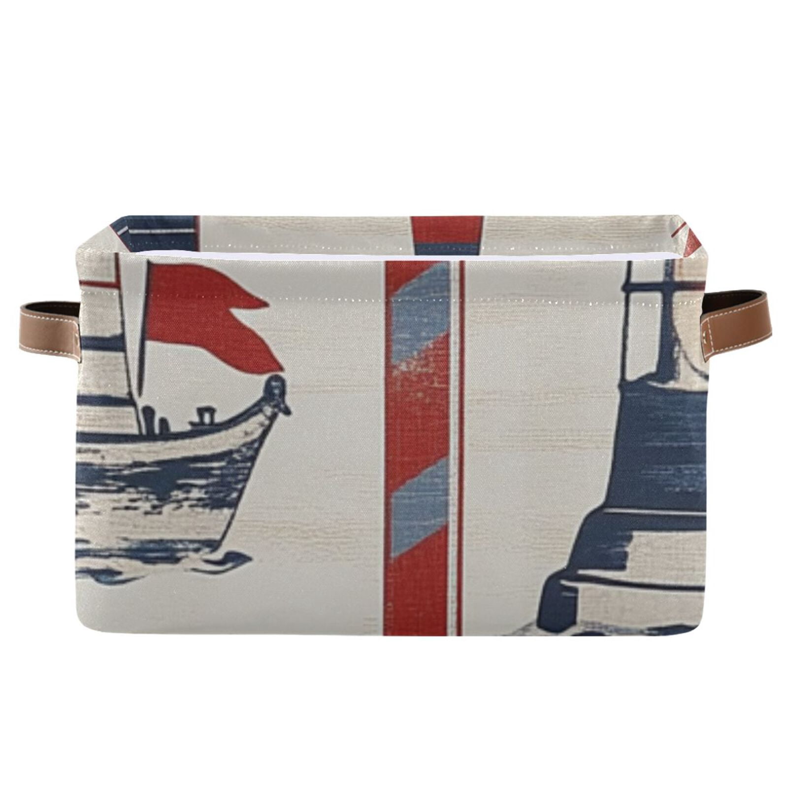 Theme Anchors Wheels Storage Bins Baskets With Handles Storage Box ...