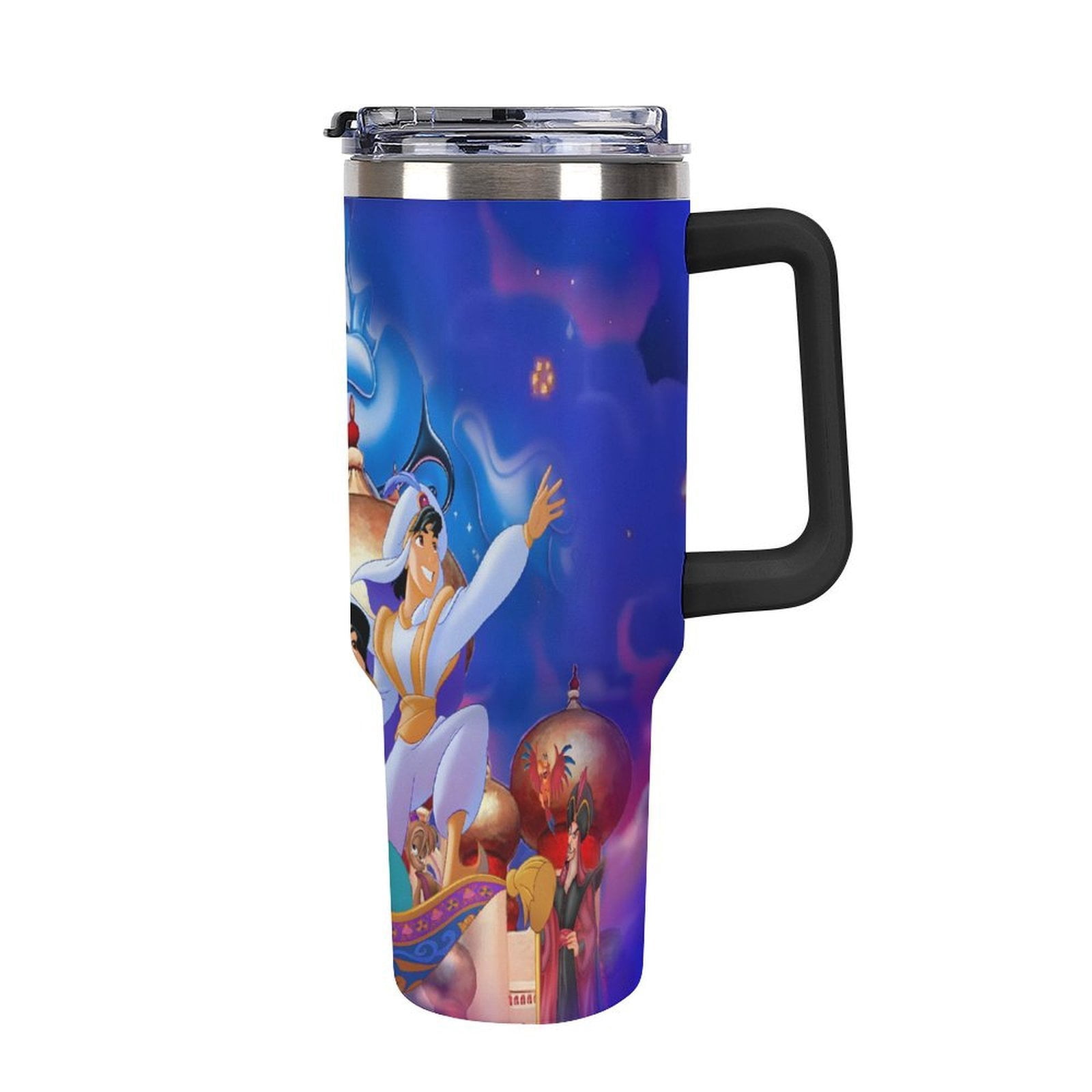 Theme Insulated Stainless Steel Tumbler with Handle Gifts For Family ...