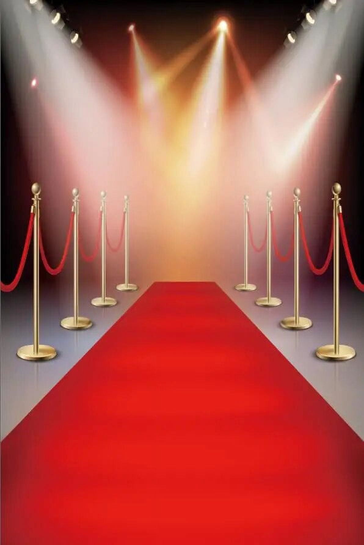 Theme Party Backdrops Red Ceremony Carpet Stage Luxurious Wedding ...