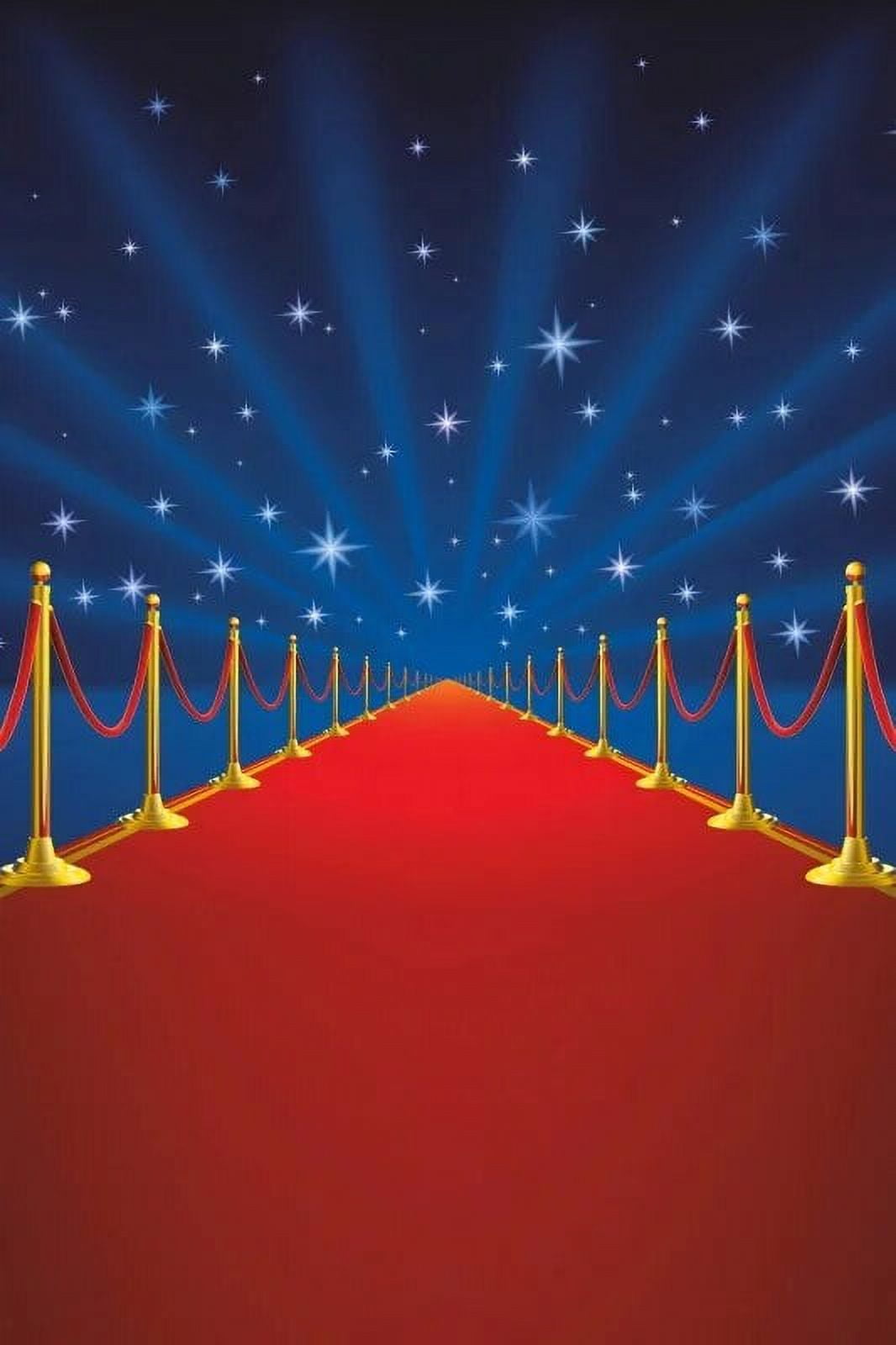 Theme Party Backdrops Red Ceremony Carpet Stage Luxurious Wedding ...