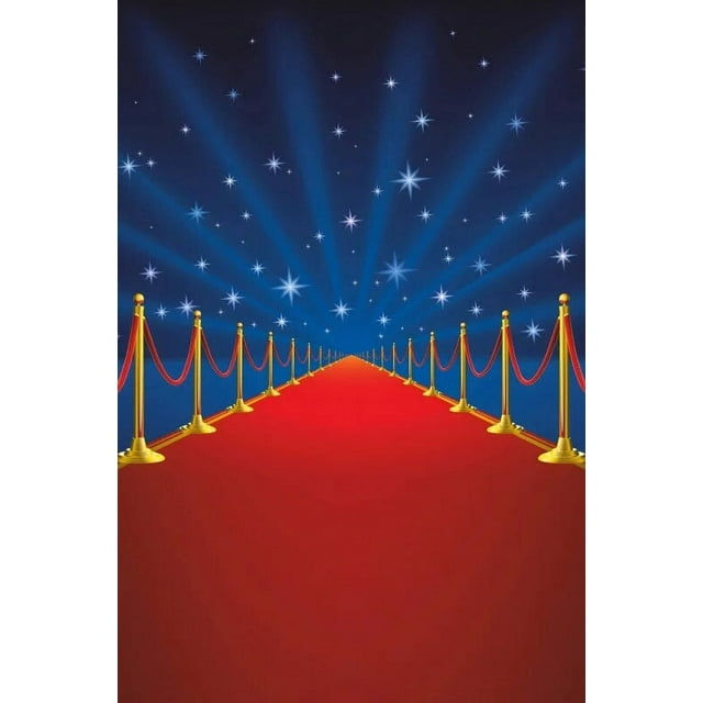 Theme Party Backdrops Red Ceremony Carpet Stage Luxurious Wedding ...