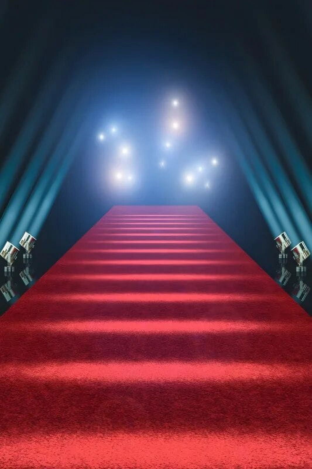 Theme Party Backdrops Red Ceremony Carpet Stage Luxurious Wedding ...