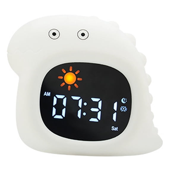 Better Homes & Gardens Indoor LED Mirror Alarm Clock with Medium-Tone ...
