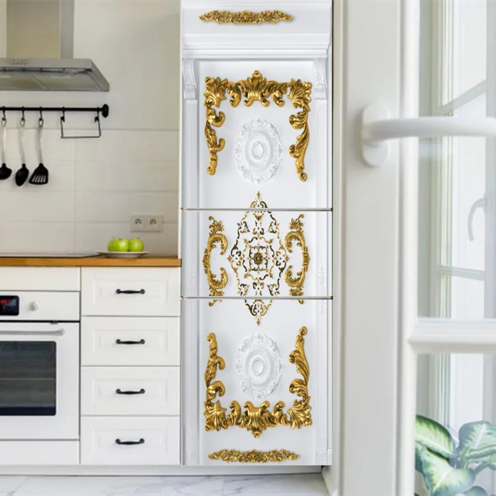 Theme Wallpaper For Refrigerator Self Adhesive Vinyl Sticker Kitchen ...