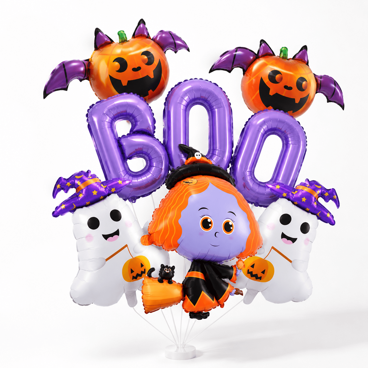 Themed Foil Balloon Set Boo-9 for Birthday and Party Decorations ...
