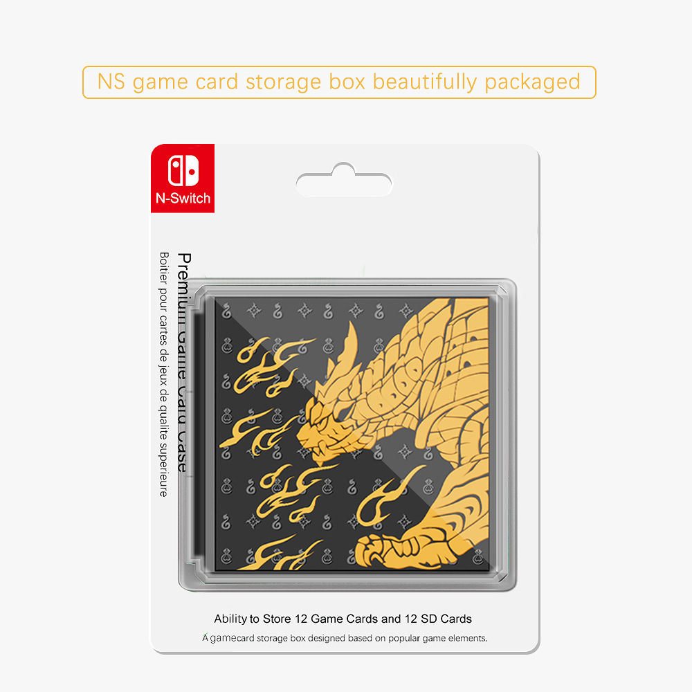 Themed Game Card Case for Nintendo Switch - Holds 24 Games & SD Cards ...