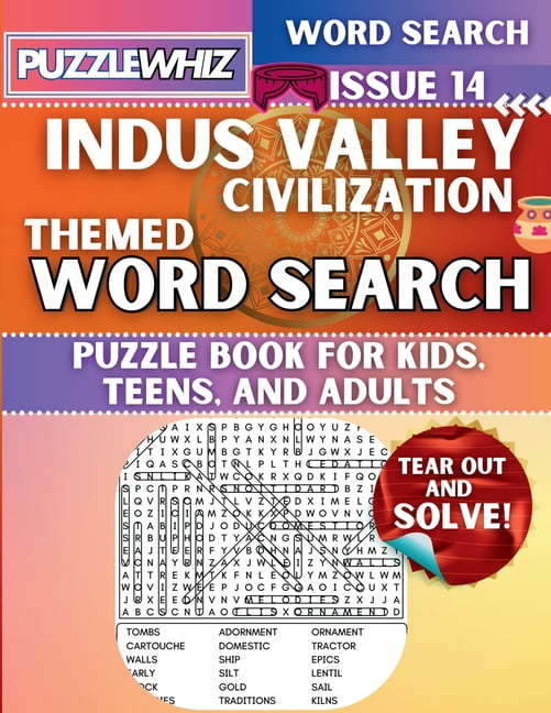 Themed Word Search Puzzles Indus Valley Civilization - Themed Word ...