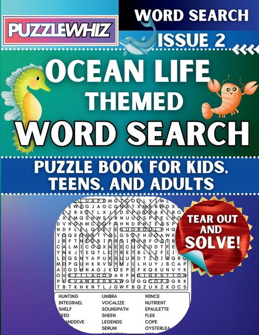 Themed Word Search Puzzles Ocean Life - Themed Word Search - Fun ...