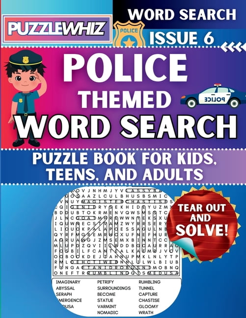 Themed Word Search Puzzles Police - Themed Word Search - Fun ...
