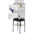 Themis 64 inch Wrought Iron Bird Cage for Parakeets Medium Small ...