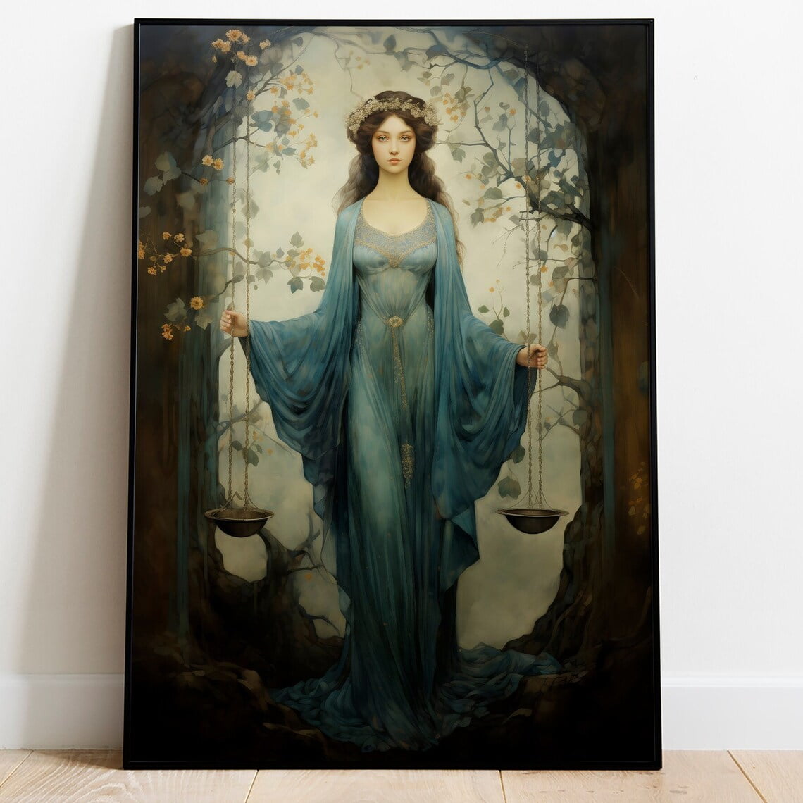 Themis Premium Matte Poster, Greek Goddess Of Justice And Equity ...