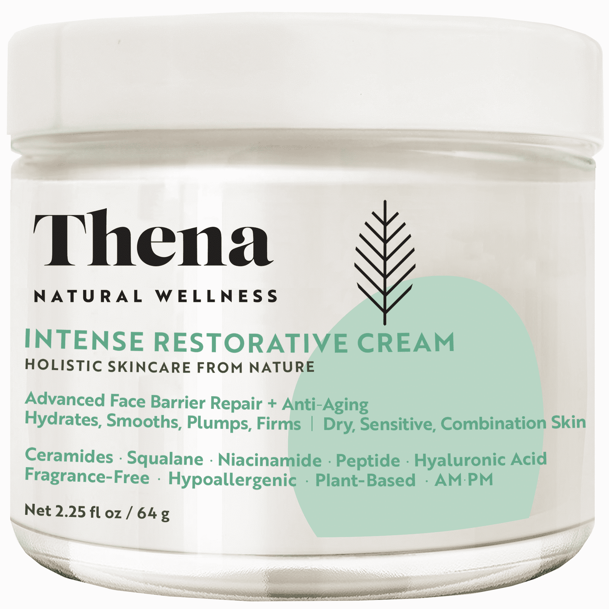 Thena Advanced Barrier Repair Face Cream for Dry Sensitive Skin with ...