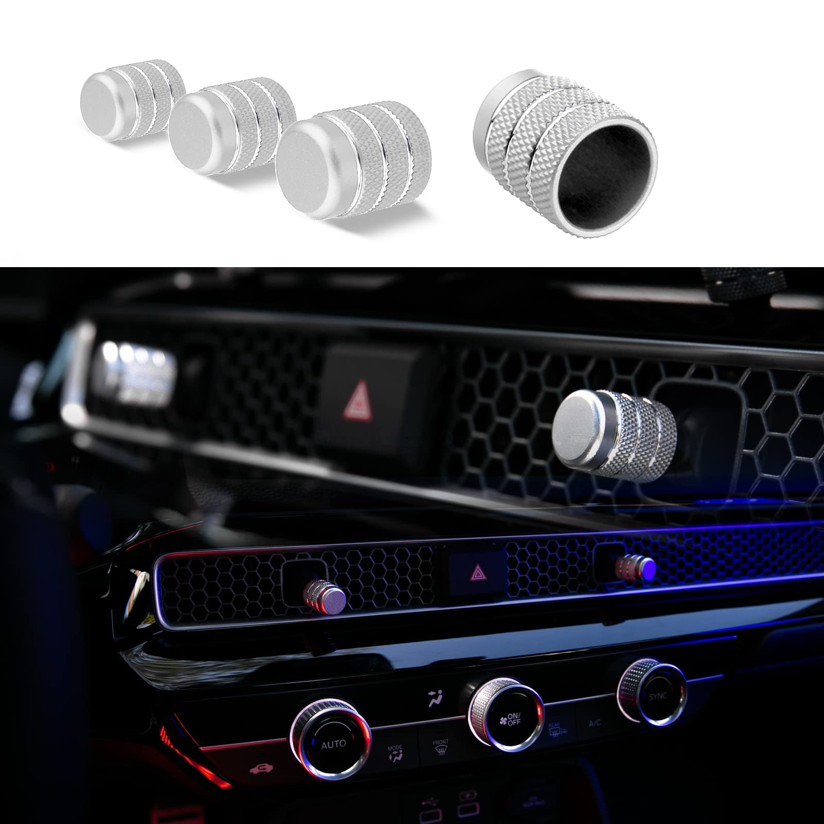 Thenice for Honda Civic OIF8 2022-2024 Center Consoles Air Vent Shift ...