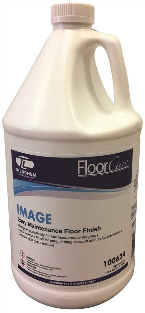 Theochem Laboratories 100624-99990-7G 1 gal Image Sealer & Floor Finish ...
