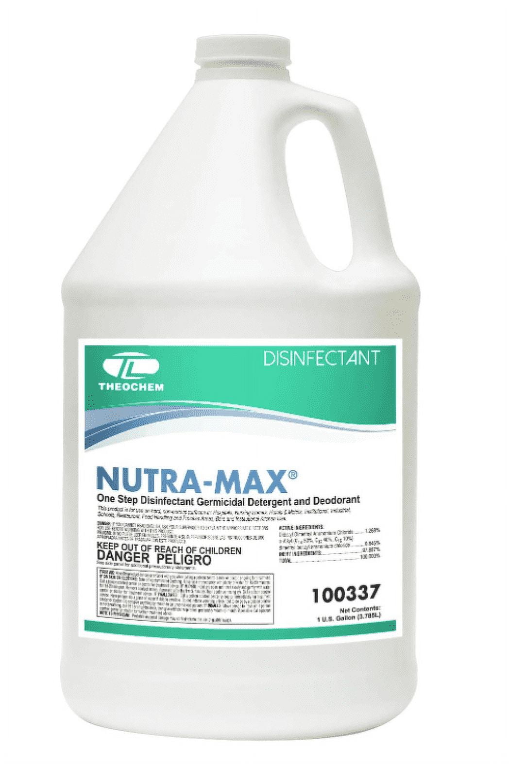 Theochem Laboratories NUTRA-MAX Disinfectant Cleaner/Deodorizer 1gal ...