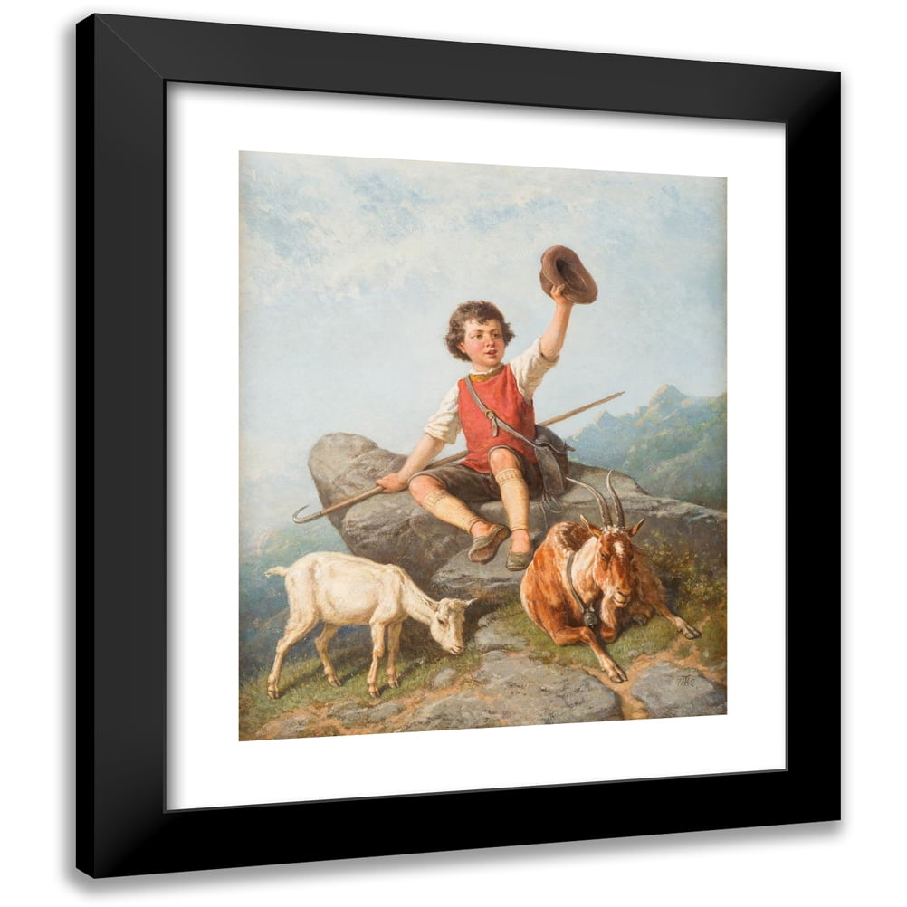 Theodor Hosemann 12x14 Black Modern Framed Museum Art Print Titled ...
