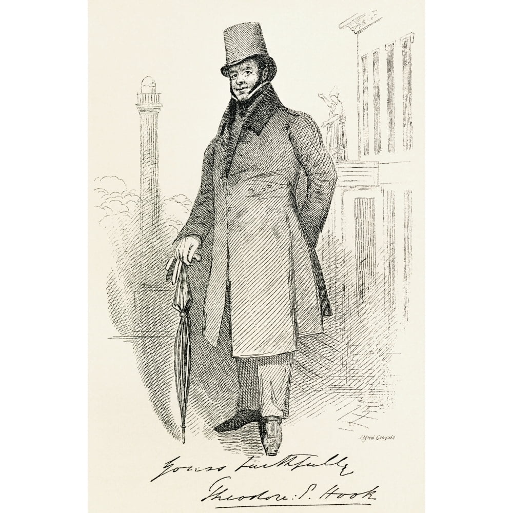 Theodore Edward Hook, 1788 Poster Print (12 x 19) - Walmart.com