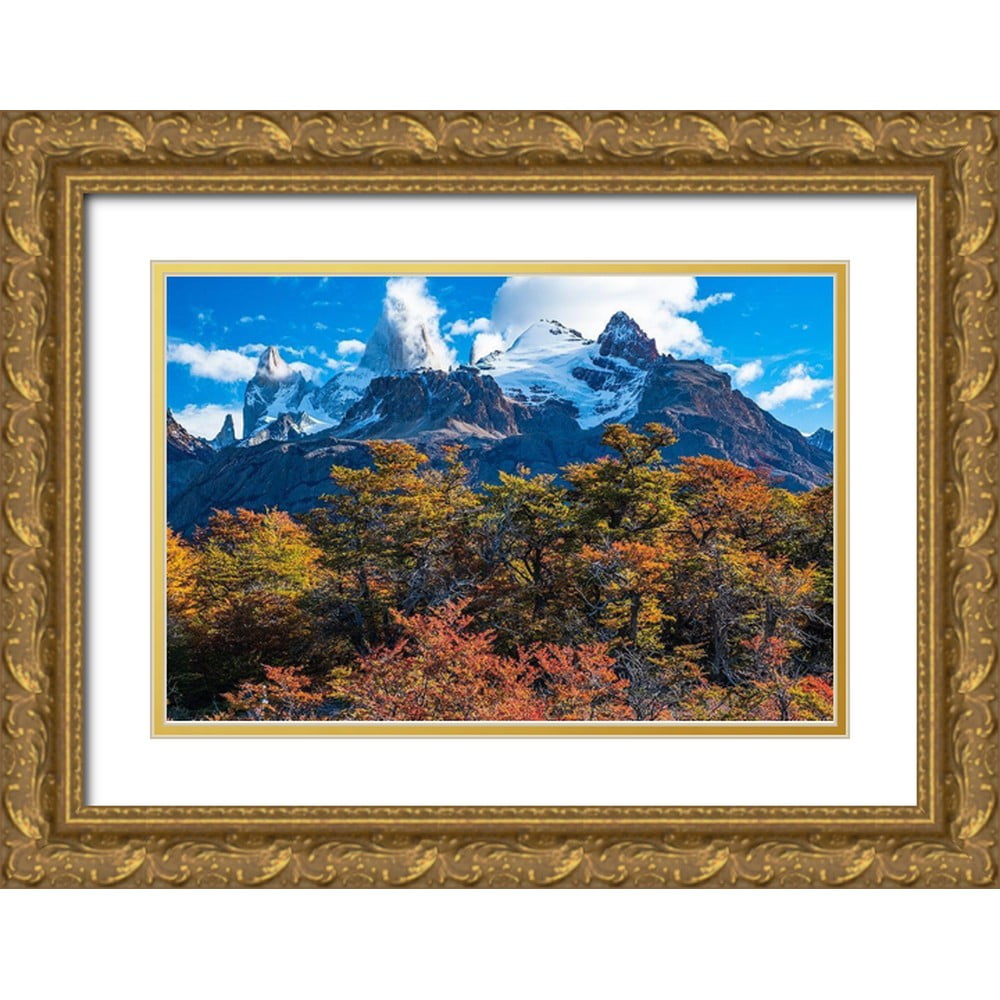 Theodore, George 24x17 Gold Ornate Wood Framed with Double Matting ...