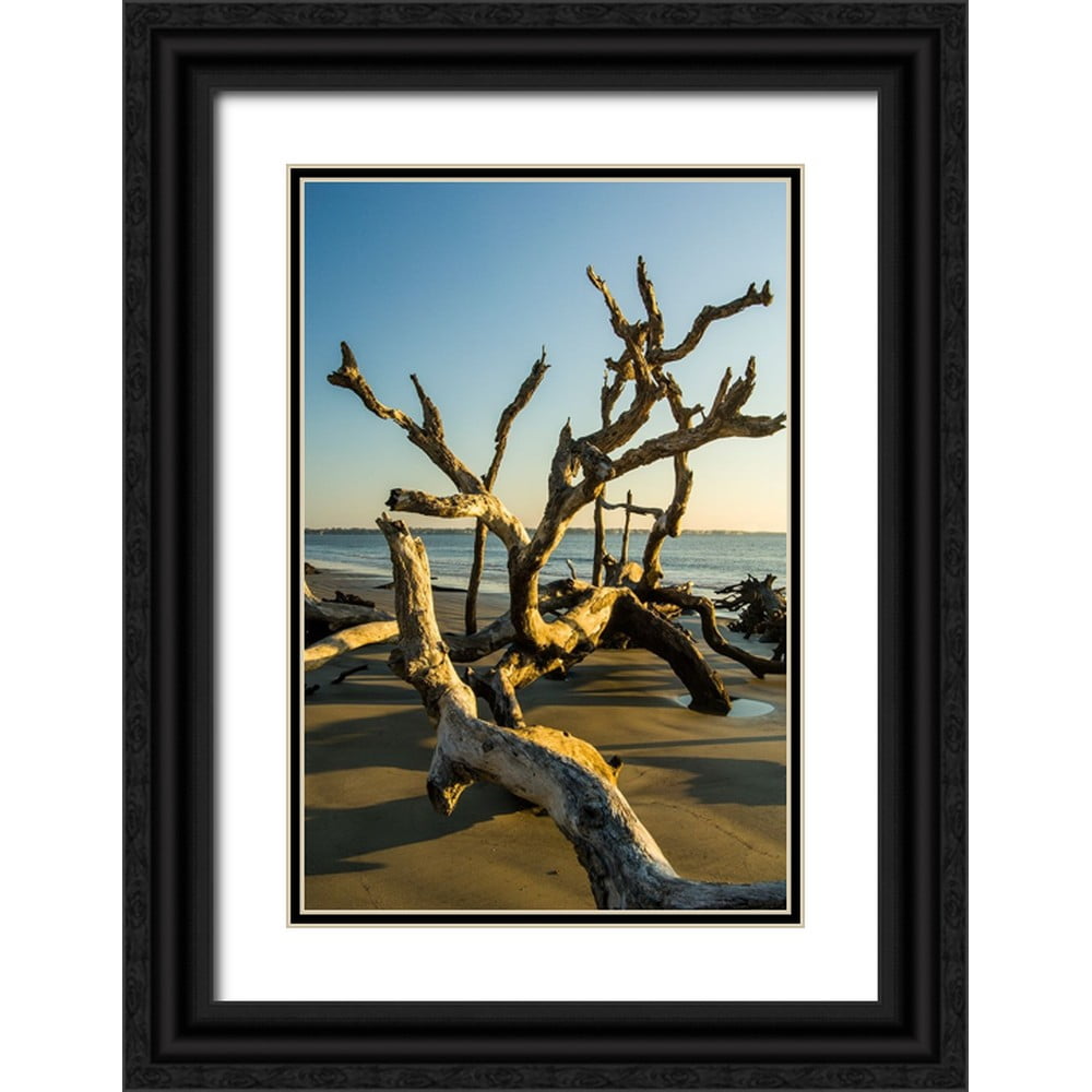 Theodore, George and Marilu 11x14 Black Ornate Wood Framed with Double ...