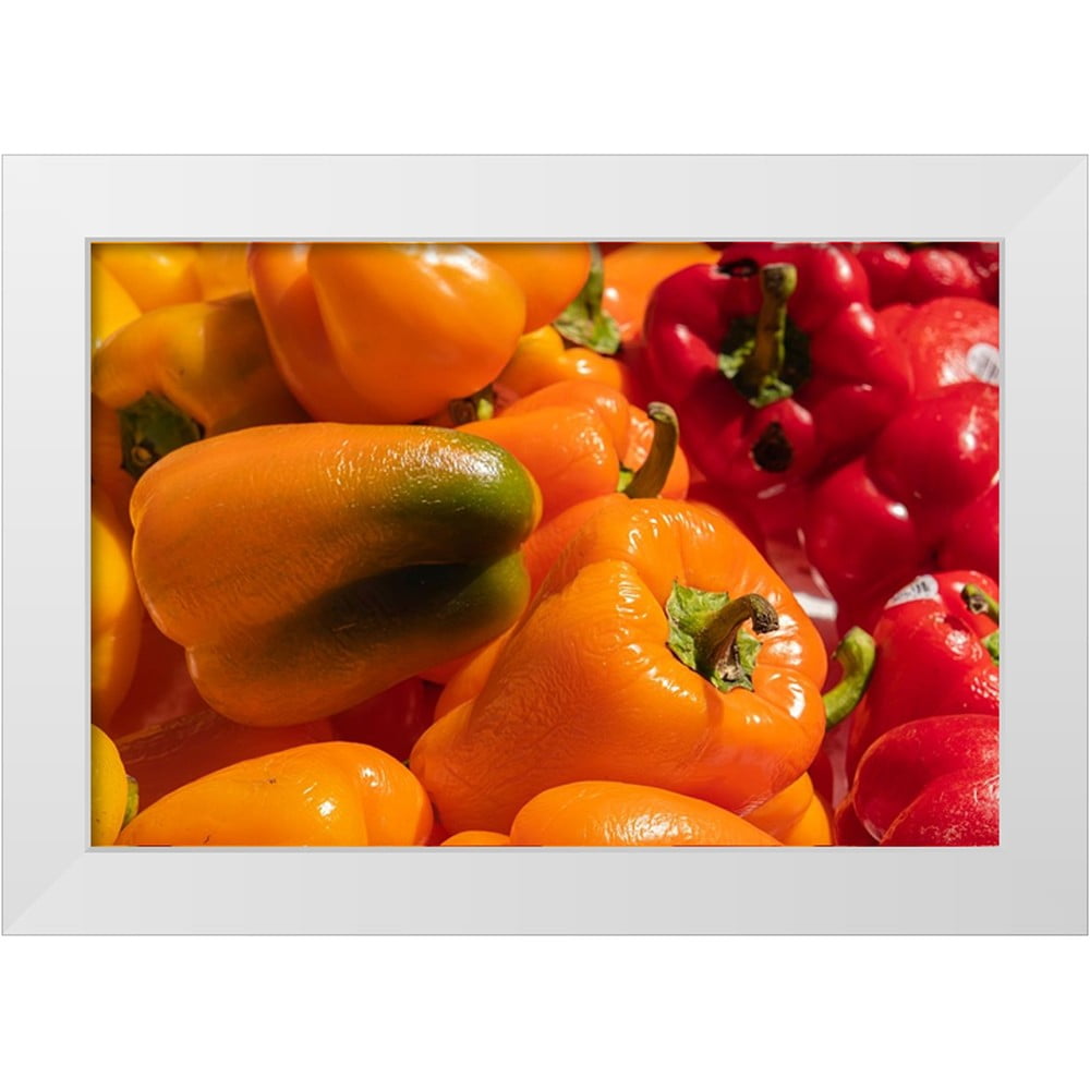 Theodore, George and Marilu 14x11 White Modern Wood Framed Museum Art ...