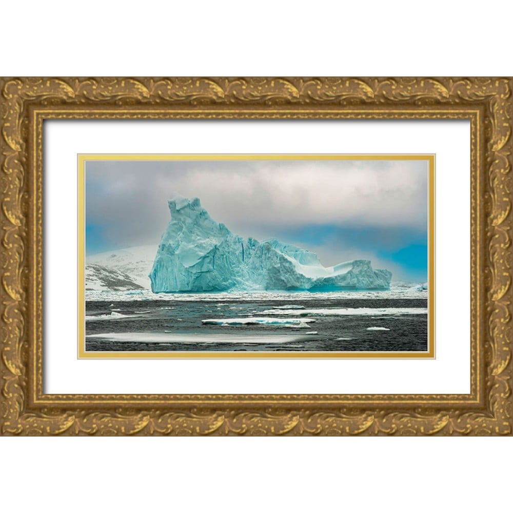 Theodore, George and Marilu 24x15 Gold Ornate Wood Framed with Double ...