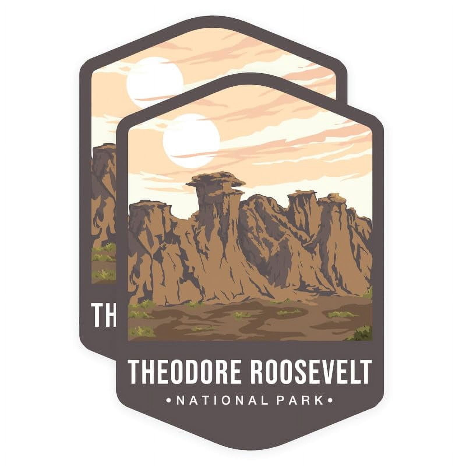 Theodore Roosevelt National Park Bumper Sticker - US National Park - 5 ...