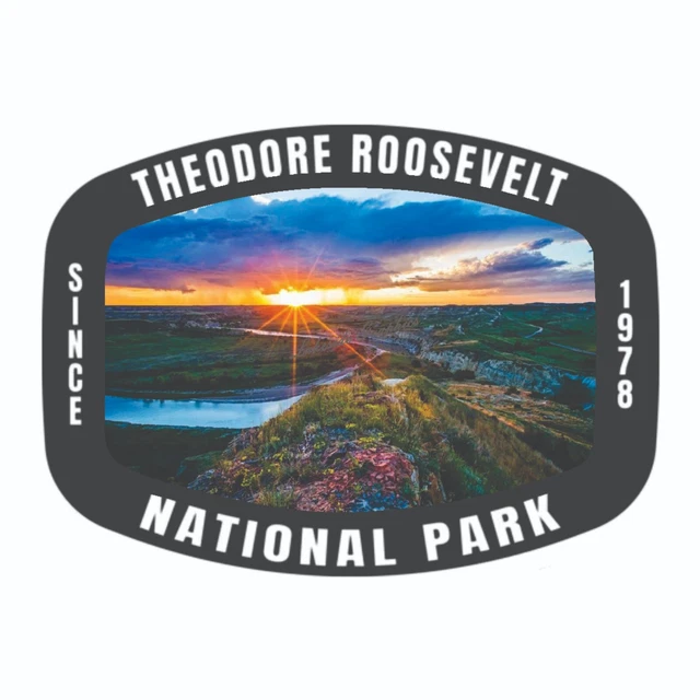 Theodore Roosevelt National Park Sticker North Dakota National Park ...