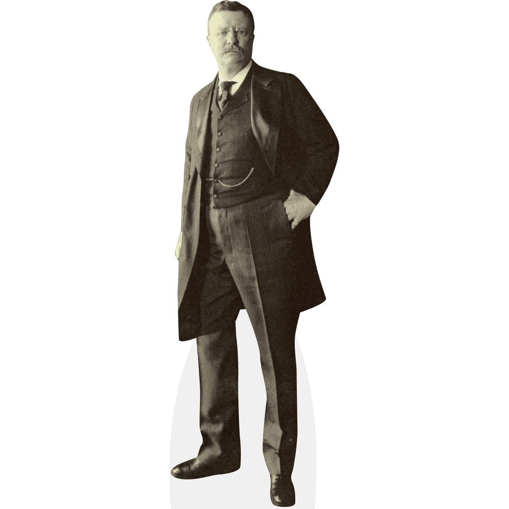 Theodore Roosevelt (Suit) Mini Cardboard Cutout Standee - Walmart.com