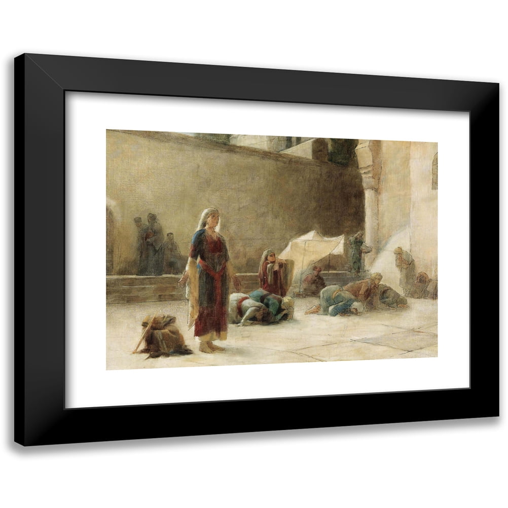 Theodoros Ralli 14x11 Black Modern Framed Museum Art Print Titled - Le ...